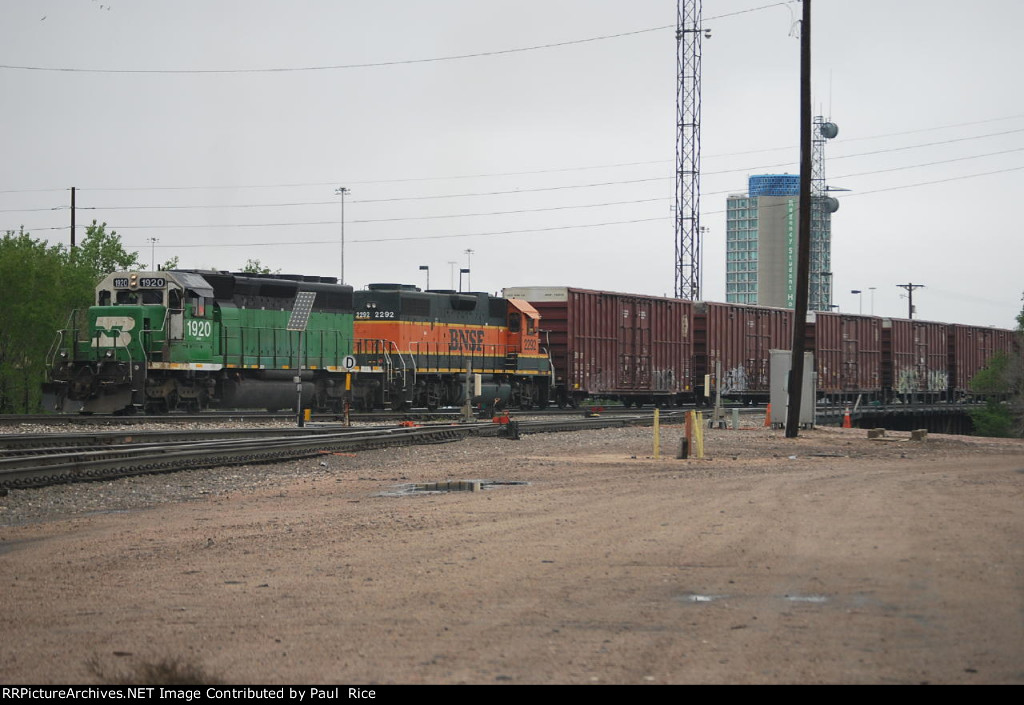 BNSF 1920 Point Working Yard